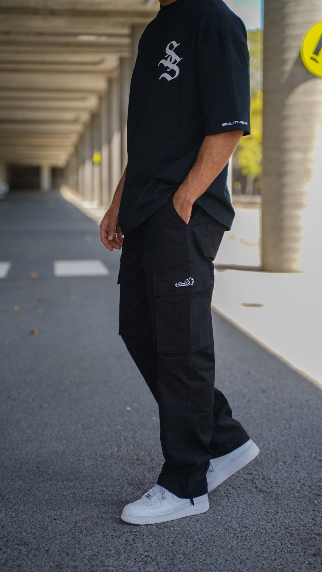 Southside - Black Cargo Pants – Southside Streetwear